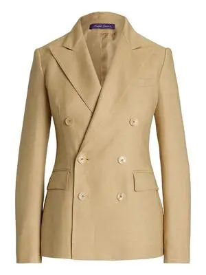Ralph Lauren Cashmere-linen Camden Jacket - Beige