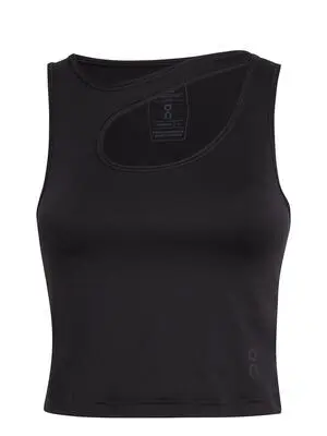 On Studio Cut-out Crop Top - Black