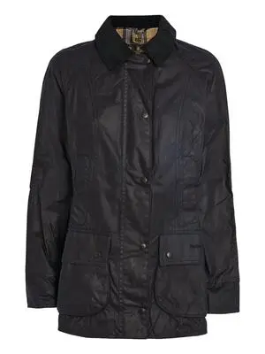 Barbour Beadnell Waxed Jacket - Navy