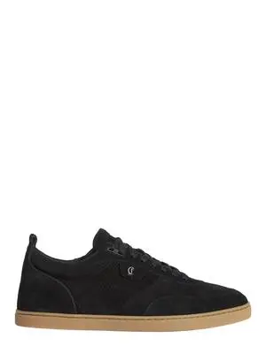 CHRISTIAN LOUBOUTIN Tutti Rui Suede Sneakers - Black