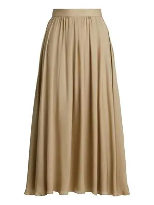 RALPH LAUREN Mulberry Silk Kynlee Midi Skirt