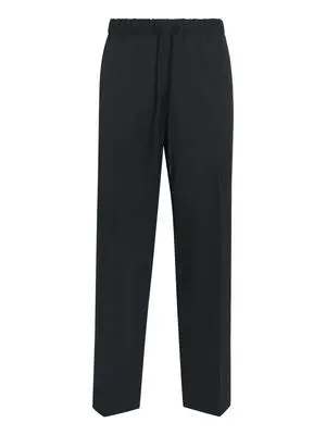 MAISON MARGIELA Drawstring Straight Trousers - Black