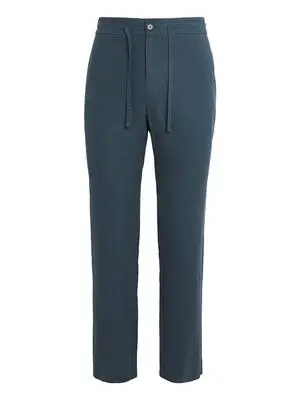 Vince Hemp Drawstring Trousers Blue