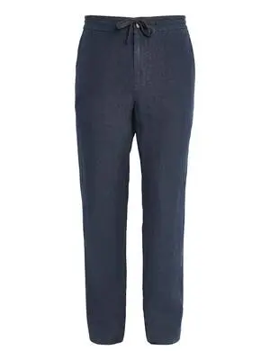 Vince Hemp Drawstring Trousers Navy