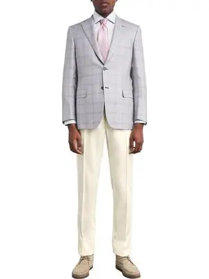 Brioni Virgin Wool Twill Melbourne Trousers - Ivory