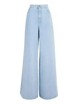 Max Mara Wide-leg Jeans - Blue