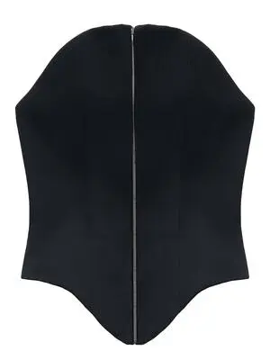 ALEXANDER MCQUEEN Wool Corset Top
