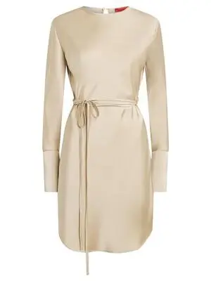 Max & Co. Satin Mini Dress - Beige