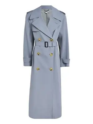 Stella McCartney Wool-blend Trench Coat - Grey
