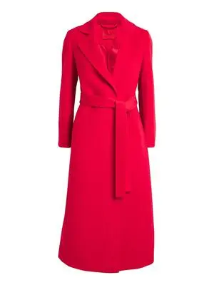 Max & Co. Virgin Wool Longrun Coat - Red