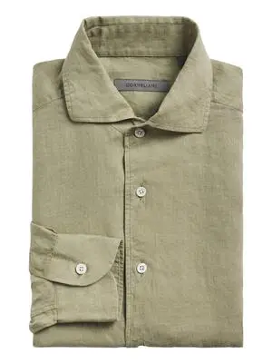 Corneliani Linen Shirt - Green
