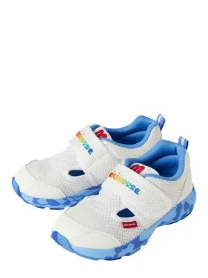 MIKI HOUSE Mesh Logo Sneakers - White