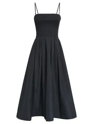 Maje Strapless Midi Dress - Black