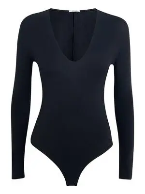 WOLFORD The V-Neck Bodysuit