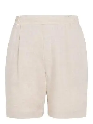 CHE Linen Relaxed Shorts - Beige