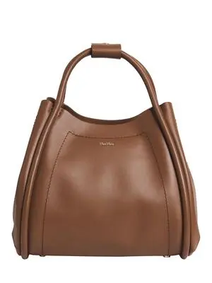 Max Mara Small Leather Top-handle Bag - Brown