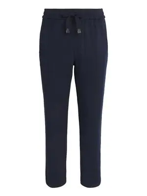 Brioni Cotton-blend Sweatpants - Blue