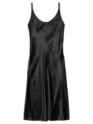 Balenciaga Midi Slip Dress - Black