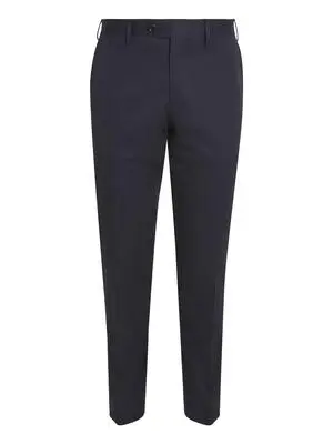 LARDINI Cotton Drop Reg Trousers - Navy