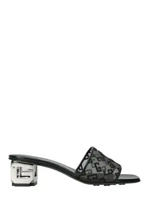 Givenchy Mesh G Cube Mules - Black