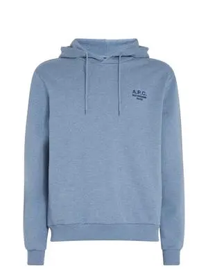 A.p.c. Logo Hoodie - Blue