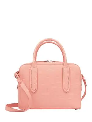 Smythson Mini Lytton Top-Handle Bag Pink