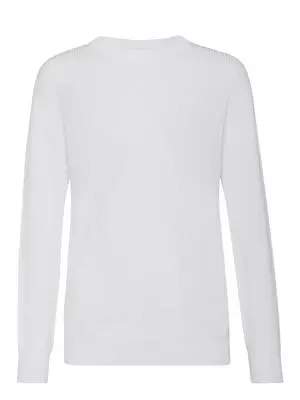 Brunello Cucinelli Cotton Sweater - White