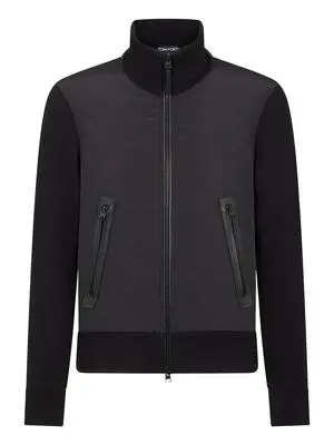 TOM FORD Merino Wool-blend Cardigan - Black