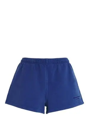 Alexander Wang Cotton Logo Shorts - Blue