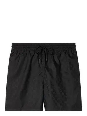 Gucci Gg Nylon Swim Shorts - Black