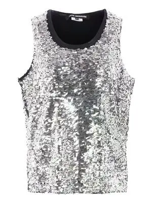 Junya Watanabe Sequin-Embellished Top Grey