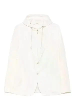 Eleventy Removable-bib Blazer - Neutrals