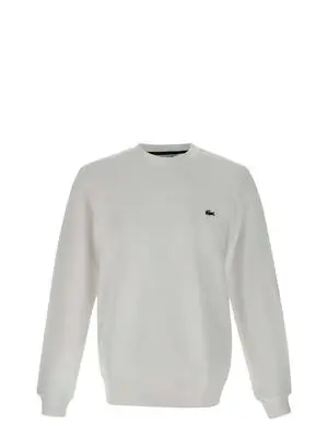 Lacoste Embroidered-motif Sweatshirt - White