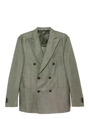 Corneliani Double-breasted Blazer - Green