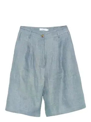 BARBA NAPOLI Linen Shorts