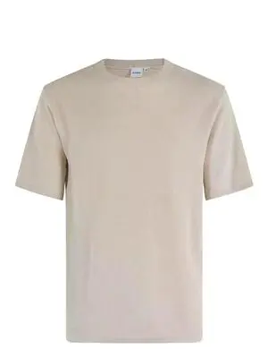 Aspesi Knitted Cotton T-shirt - Neutrals