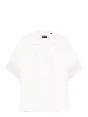 Emporio Armani Virgin Wool Shirt - Neutrals