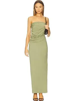 SNDYS Bonni Maxi Dress - Vintage Khaki