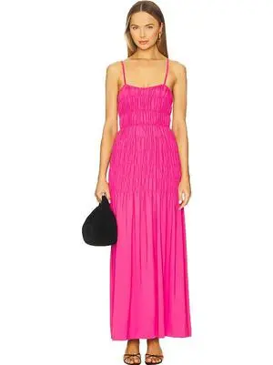 SNDYS Ingrid Maxi Dress Fuchsia