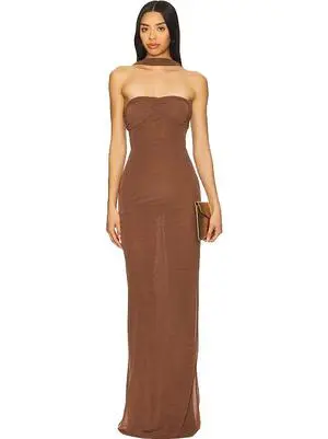 CAMILA COELHO Terese Gown - Brown