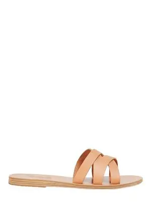 ANCIENT GREEK SANDALS Dionysia Leather Slides