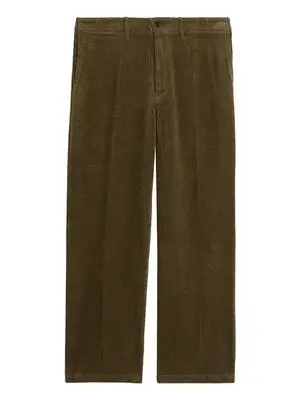 ALEX MILL Cotton-corduroy Pants - Army Green