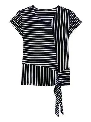 Liu Jo Striped T-shirt - Black