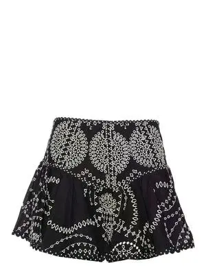 Charo Ruiz Ibiza Marli Mini Skirt - Black