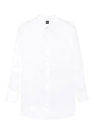 BOSS Lace-detailed Shirt - White