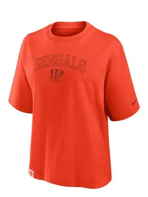 Nike Cincinnati Bengals Arch Boxy Nfl T-shirt - Orange