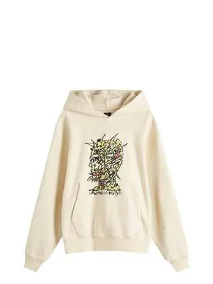 BRAIN DEAD Scrambled Head Hoodie - Natural