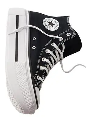 CONVERSE Chuck All Star Lift Double Stack Sneakers - Black/white/black