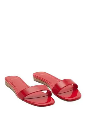 Mango Slide Sandal - Red