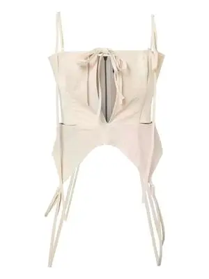 ELENA VELEZ Corset Top - Neutrals